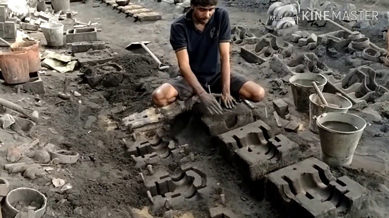 Casting and molding of CS gate valves and NRV| Valve Manufacturing ...