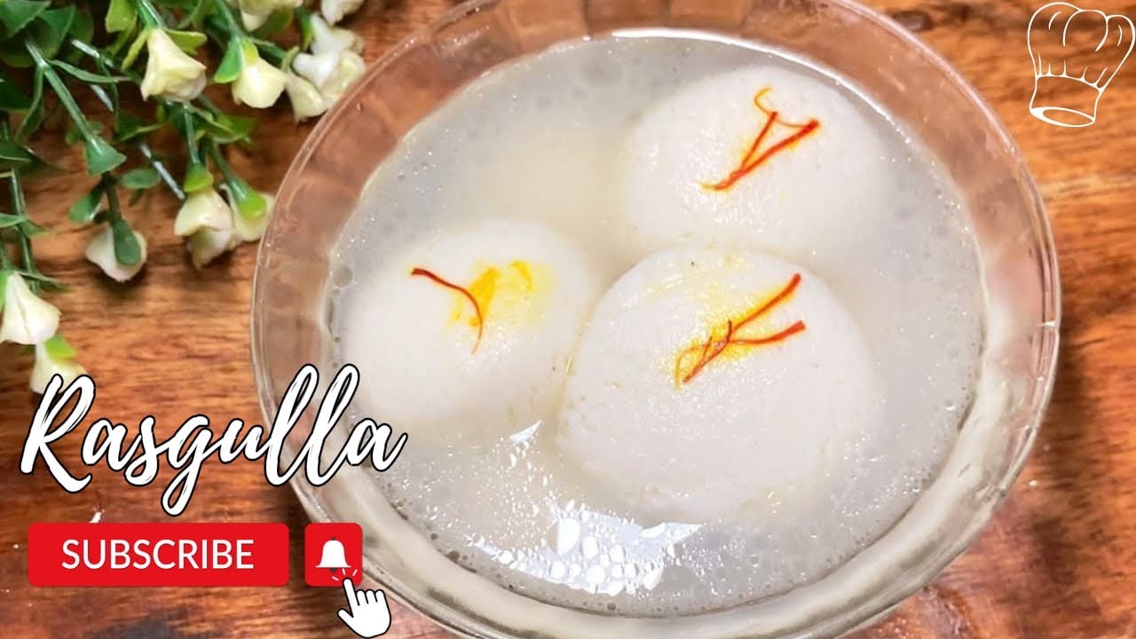 Rasgulla Recipe | Chenna Rasgulla | Sponge Bengali Rosogulla | Rasgulla Recipe with homemade ...