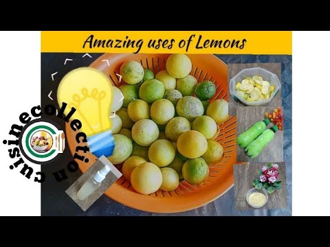 Amazing uses of lemons / uses of lemons / cuisine collection - YouTube