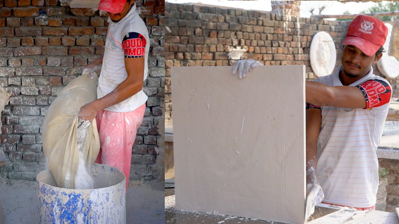 Quick and Easy DIY: Create Gypsum Ceiling Tiles at Home in 5 Minutes ...