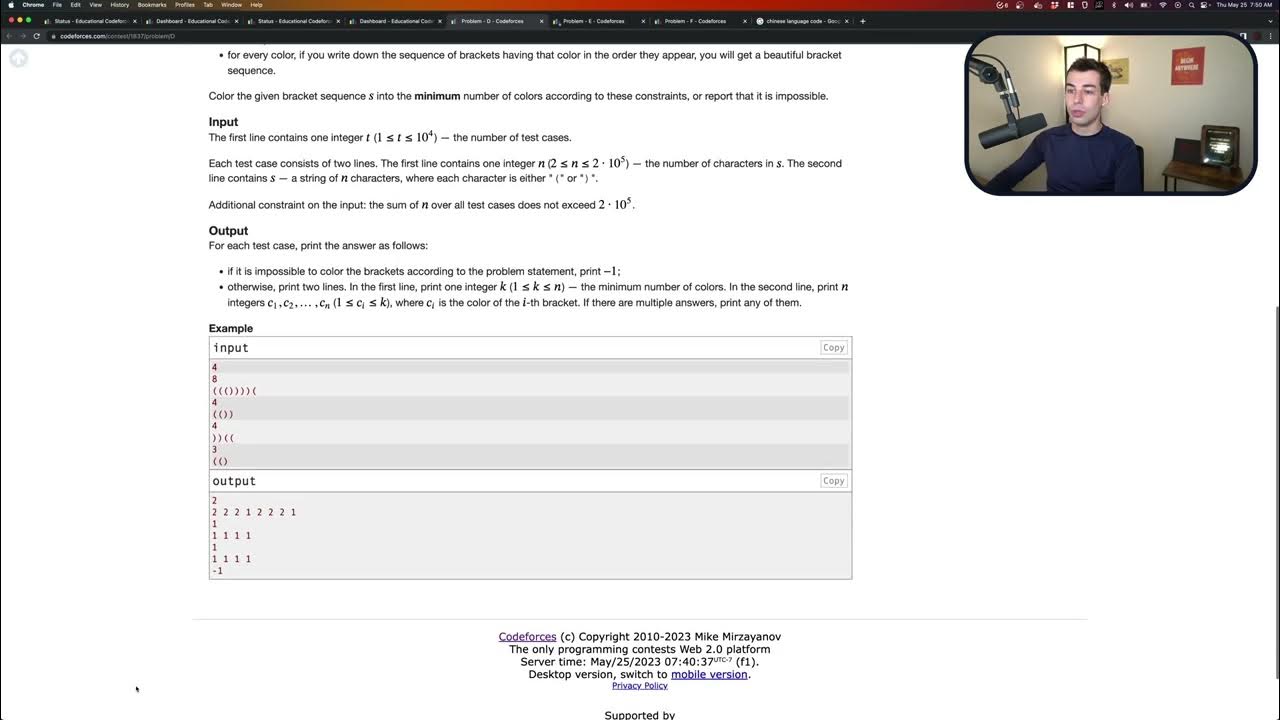 Codeforces Educational Round 149 Screencast And Solutions Youtube