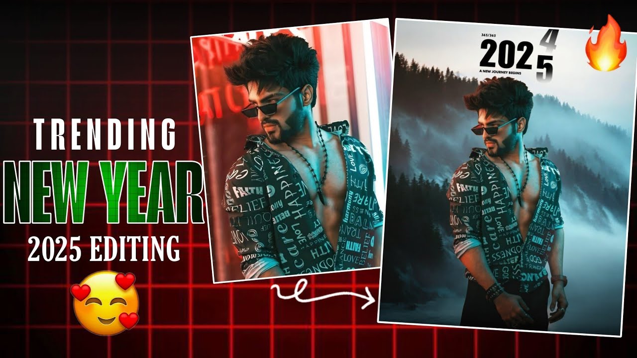 2025 New Year Photo Editing | 2025 New Year Photo Editing In Photoroom ...