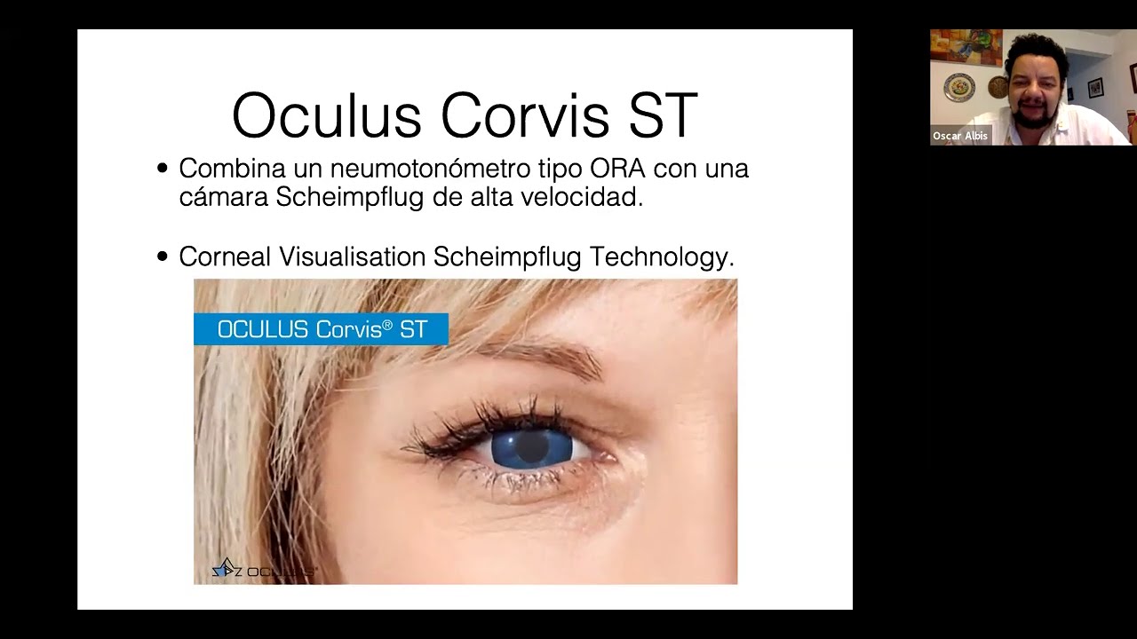Tonometría de Contacto Dinámico, Ocular Response Analyzer y Corvis ST ...