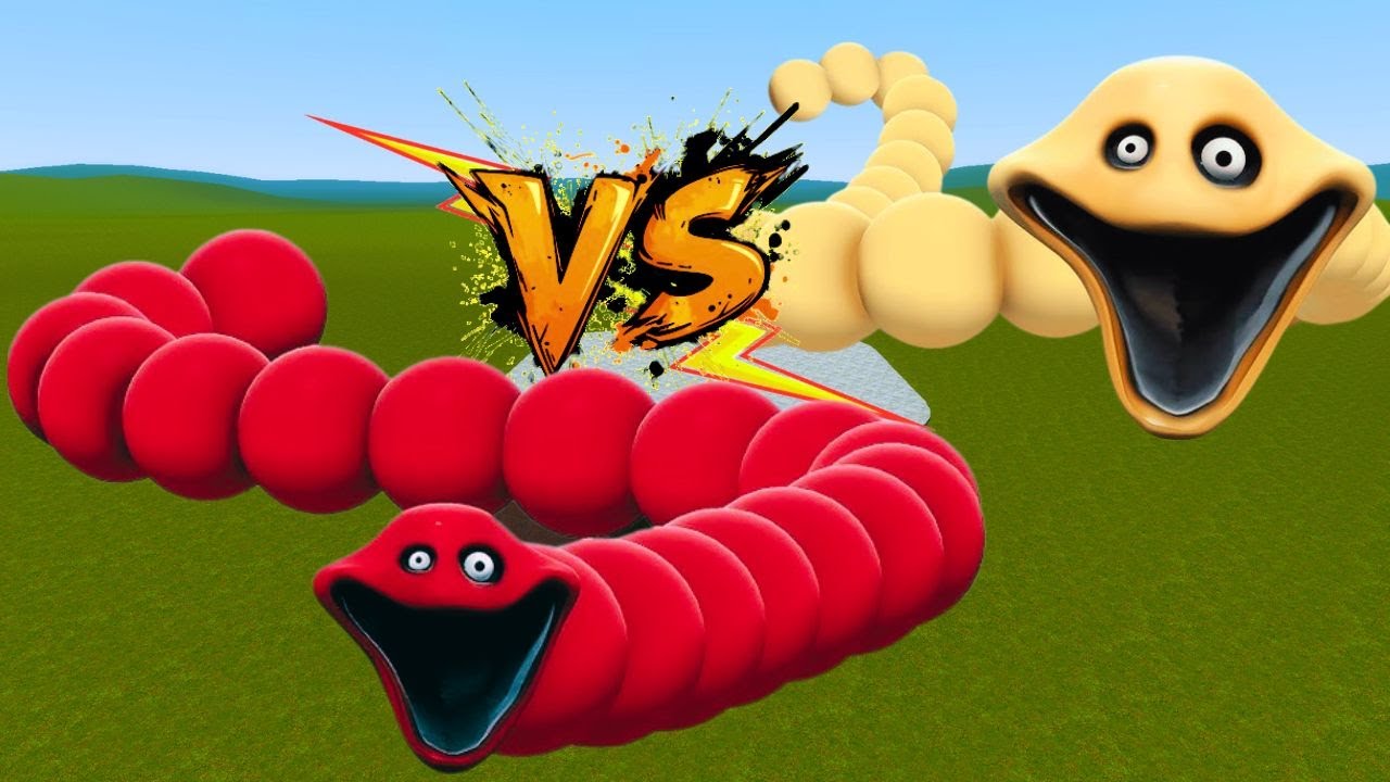 I FOUND NEW COLORFUL ROBLOX HUNGRY WORM in Garry's Mod #garrysmod #gmod ...