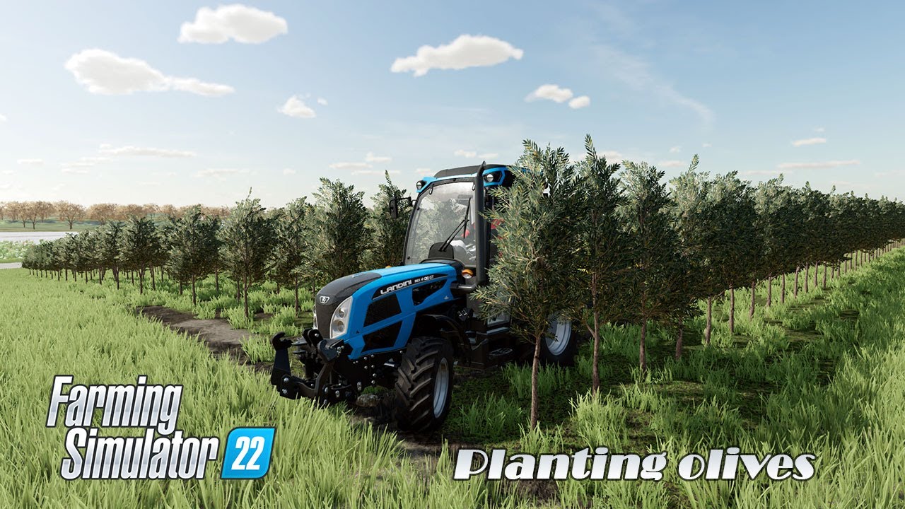 How to Plant Olive Trees in Farming Simulator 22 | FS22 - YouTube