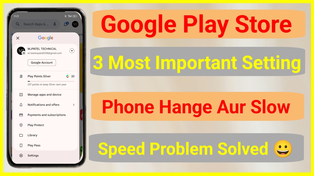 Mobile Hang Problem Fix || Play Store Setting To Fix Hang Problem || Mobile Hanging Problem ...