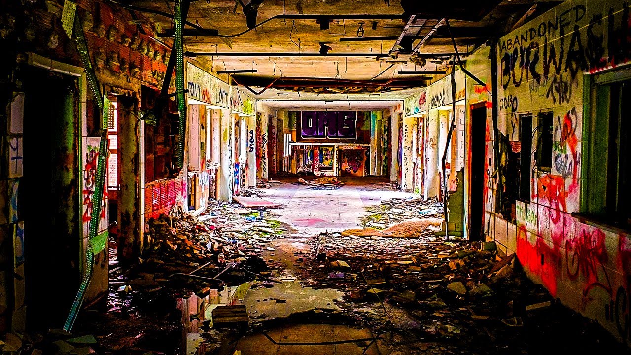 Tour through Burwash Abandoned Prison (Camp Bison) - YouTube