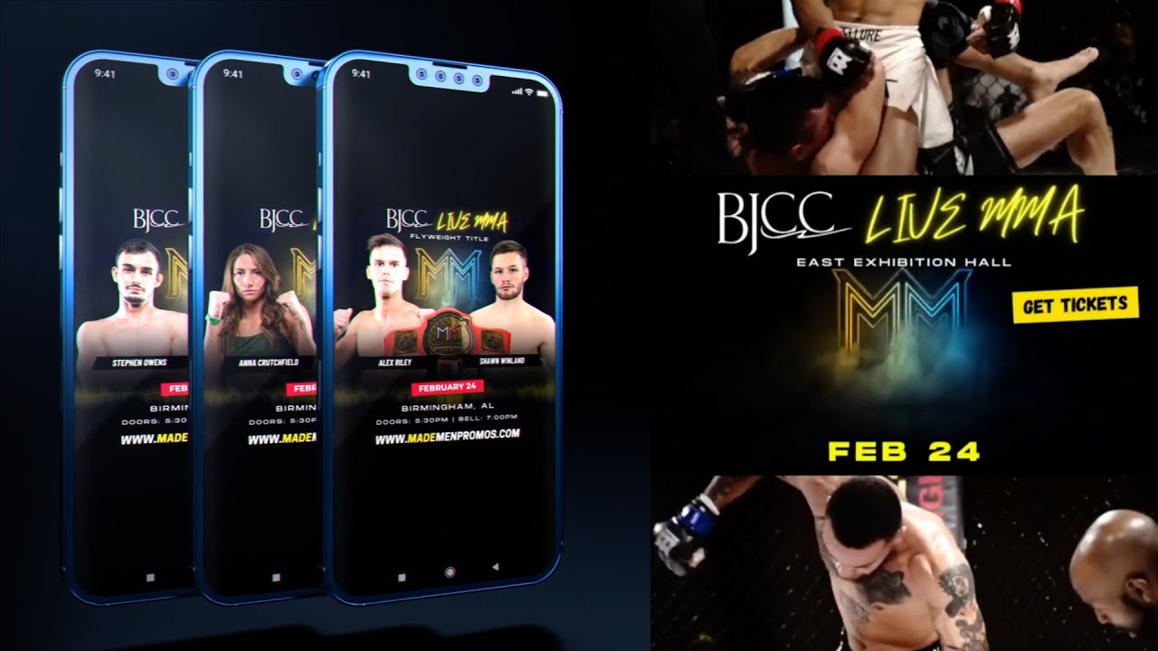 Live MMA February 24th at BJCC in Birmingham, AL - YouTube