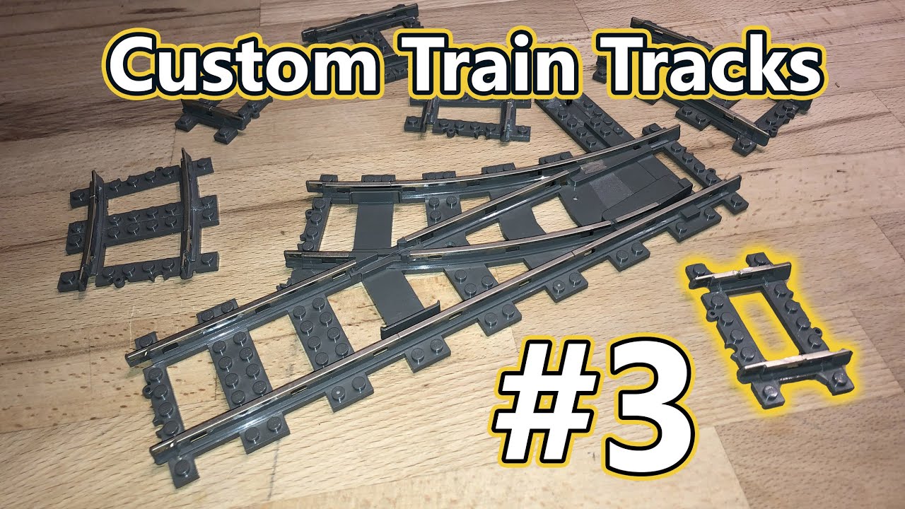 Custom LEGO Train Tracks #3: Zwischenstück bauen (How to build the ...