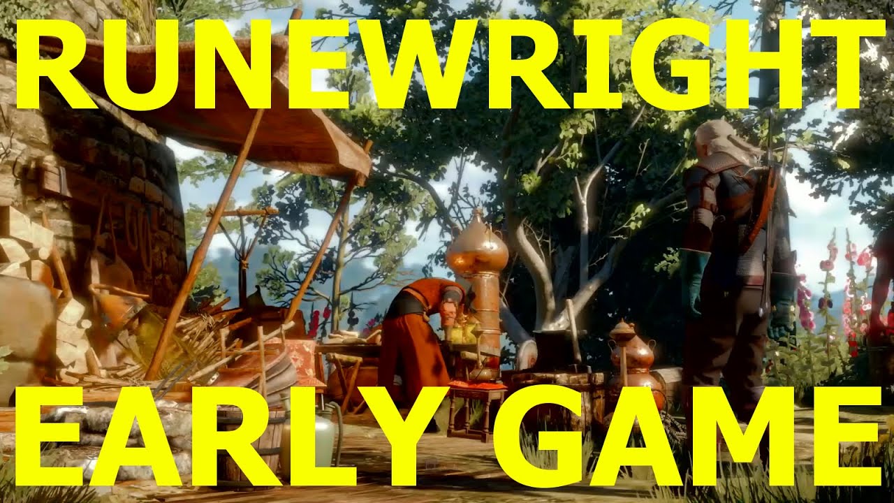 The Witcher 3 - Runewright: Early Game - YouTube