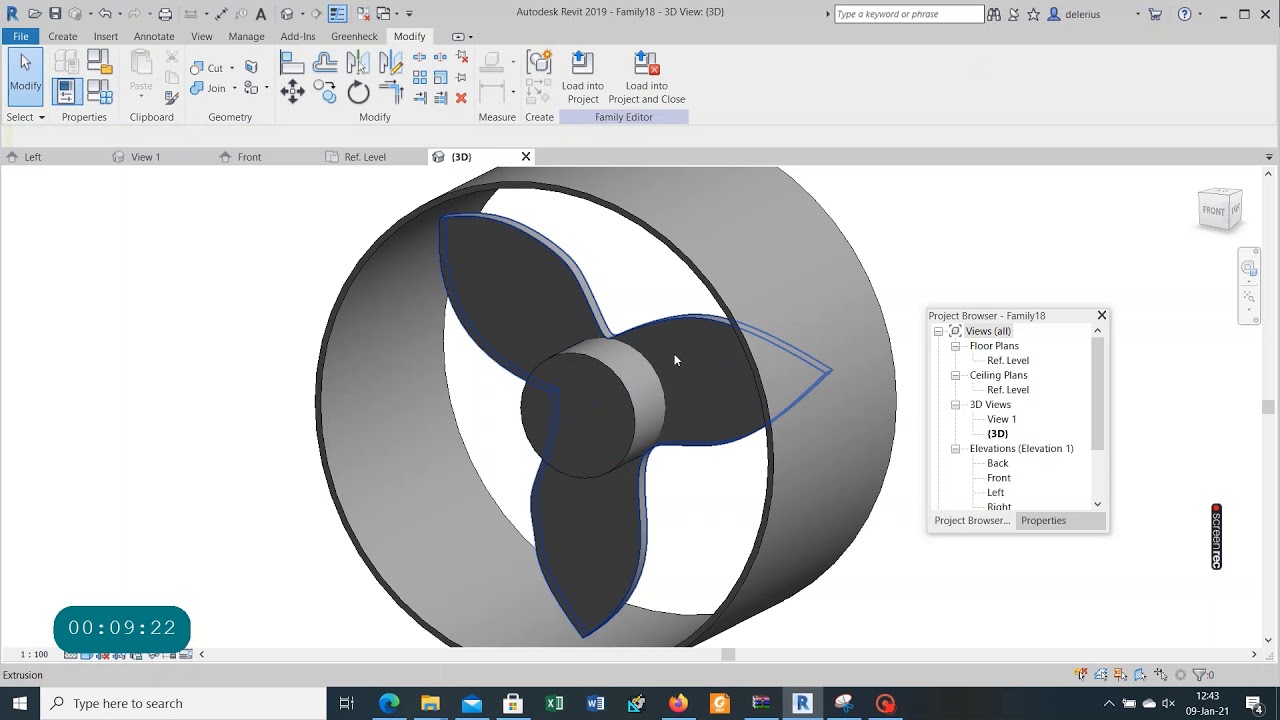 #HVAC Design Of Axial Fan 5000CFM - YouTube