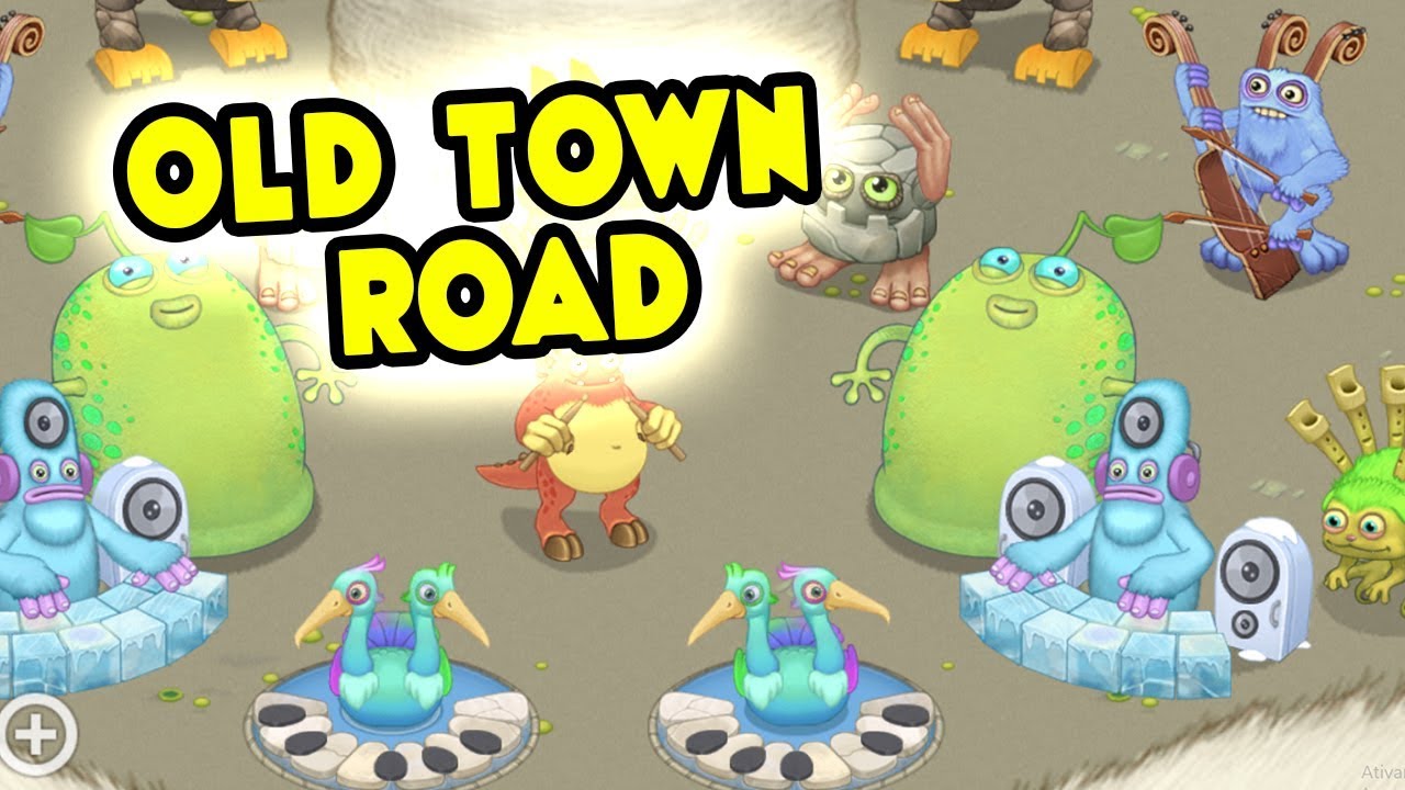 ELE FEZ O OLD TOWN ROAD NO MY SINGING MONSTERS!! (INCRÍVEL ...