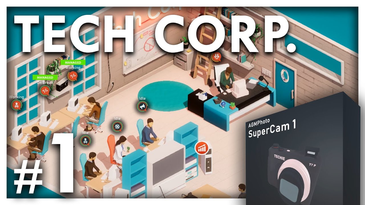 Starting my own tech company - Tech Corp. Gameplay #1 - YouTube