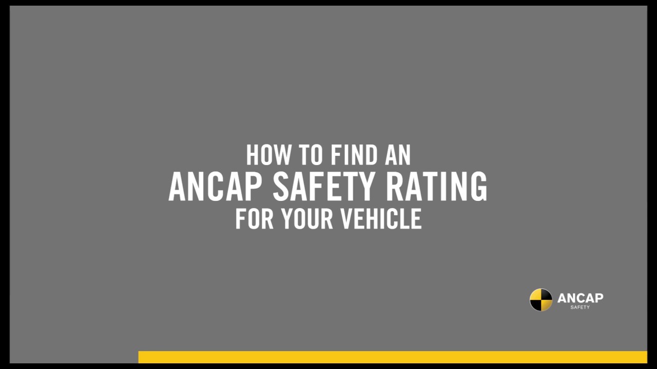 TUTORIAL: How to find the ANCAP safety rating of your vehicle - YouTube