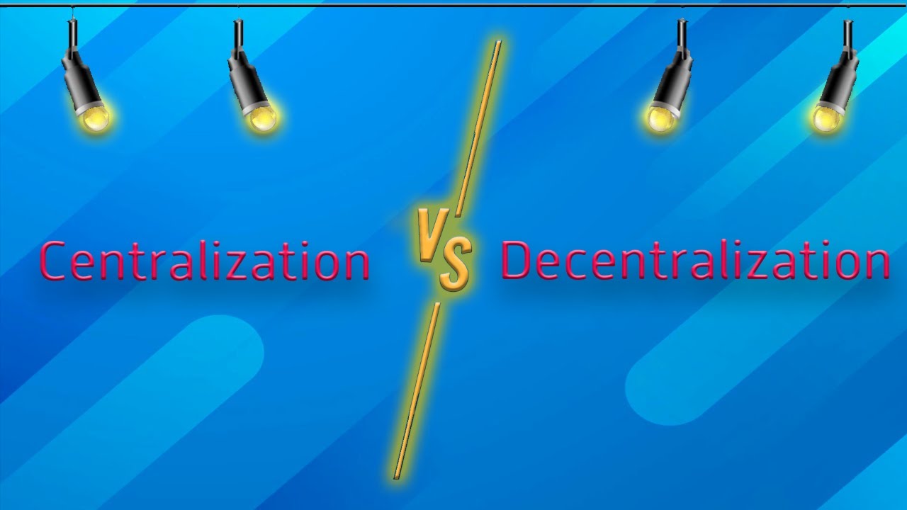 DHR Versus Series: Centralization VS Decentralization - YouTube