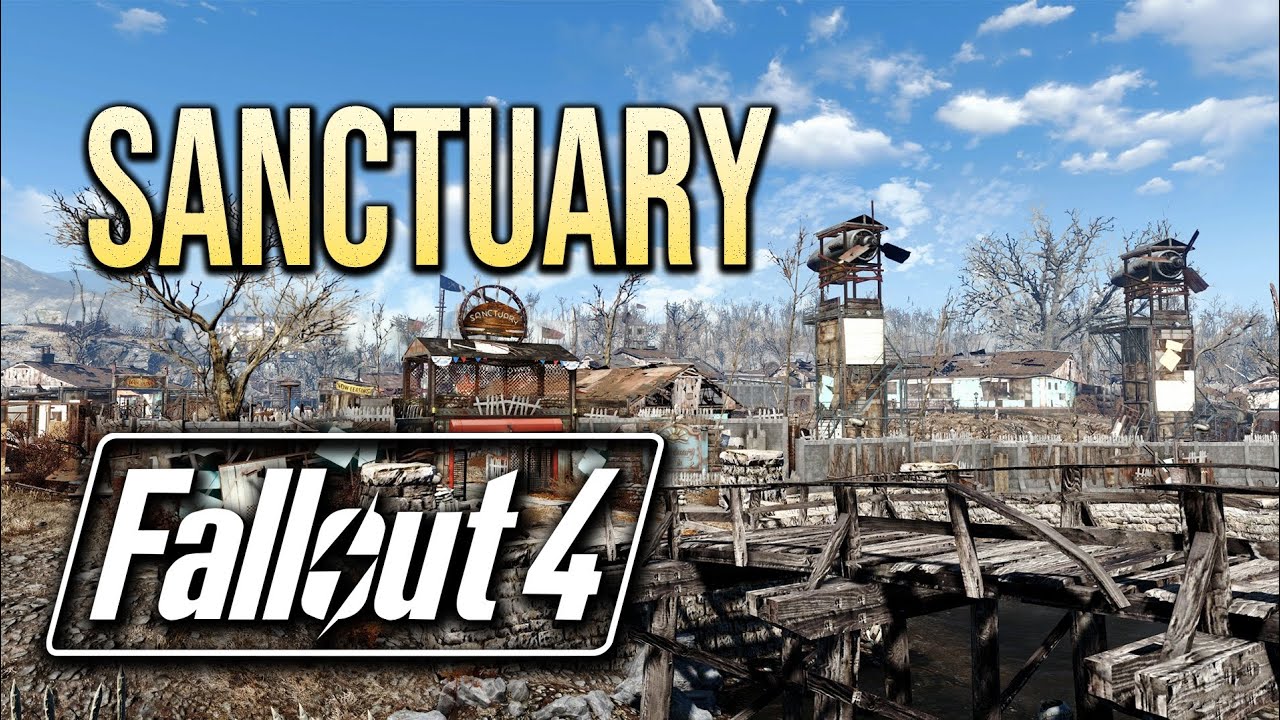 FALLOUT 4: SANCTUARY SETTLEMENT BUILD - YouTube