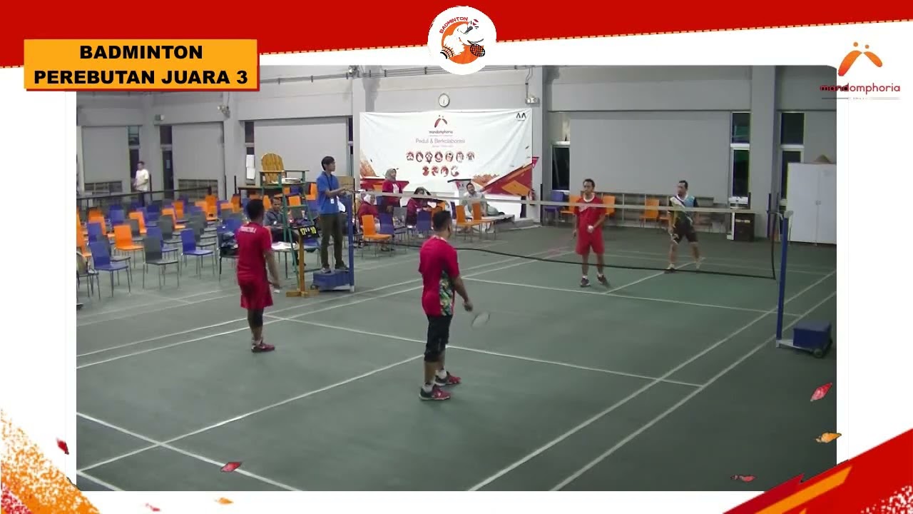BADMINTON FINAL : PEREBUTAN JUARA 3 - YouTube