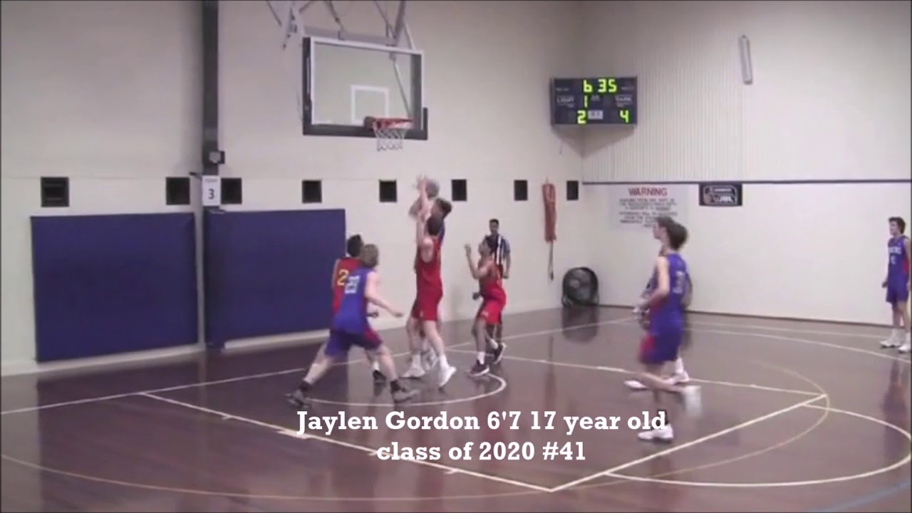 Jaylen Gordon 17YO class of 2020 6"7 PF highlights - YouTube