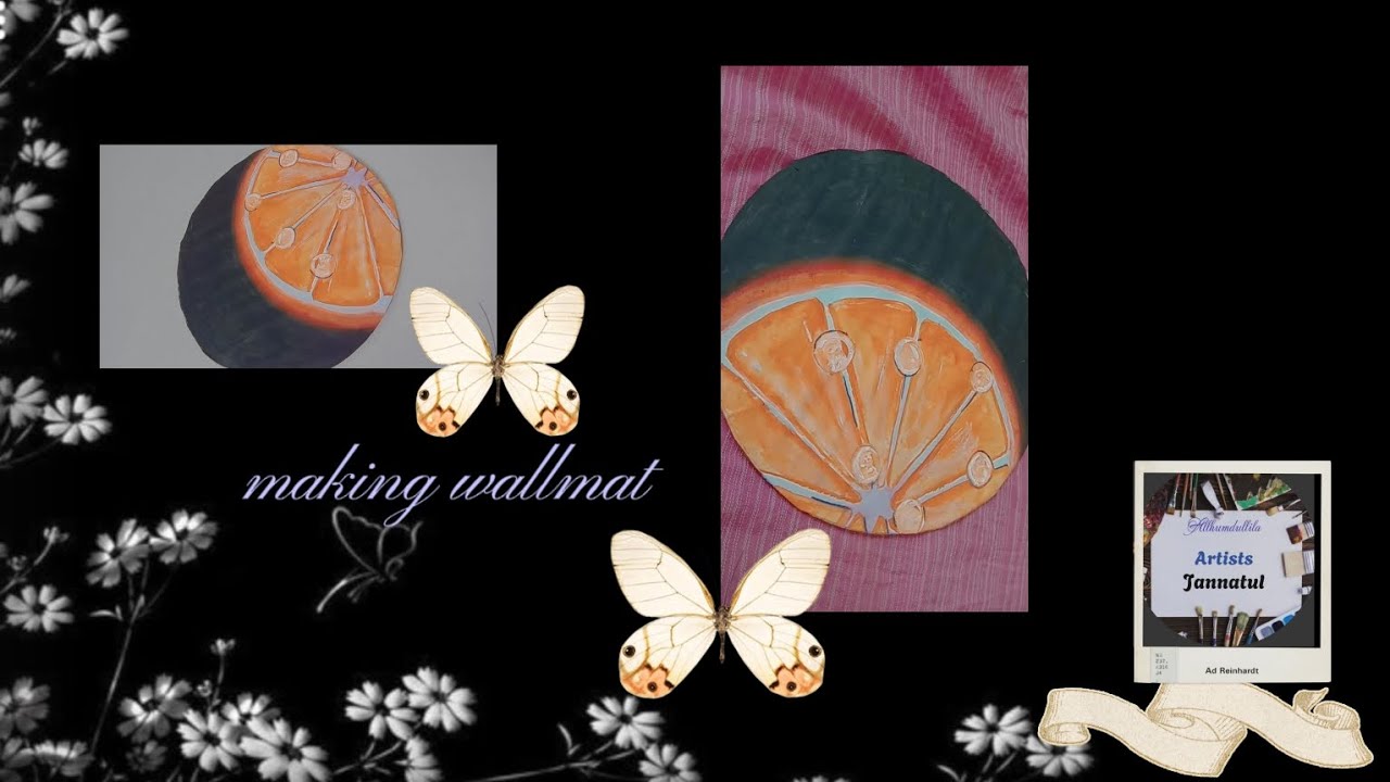 Ajke video circle wallmate art with tuli colour if you like this video ...