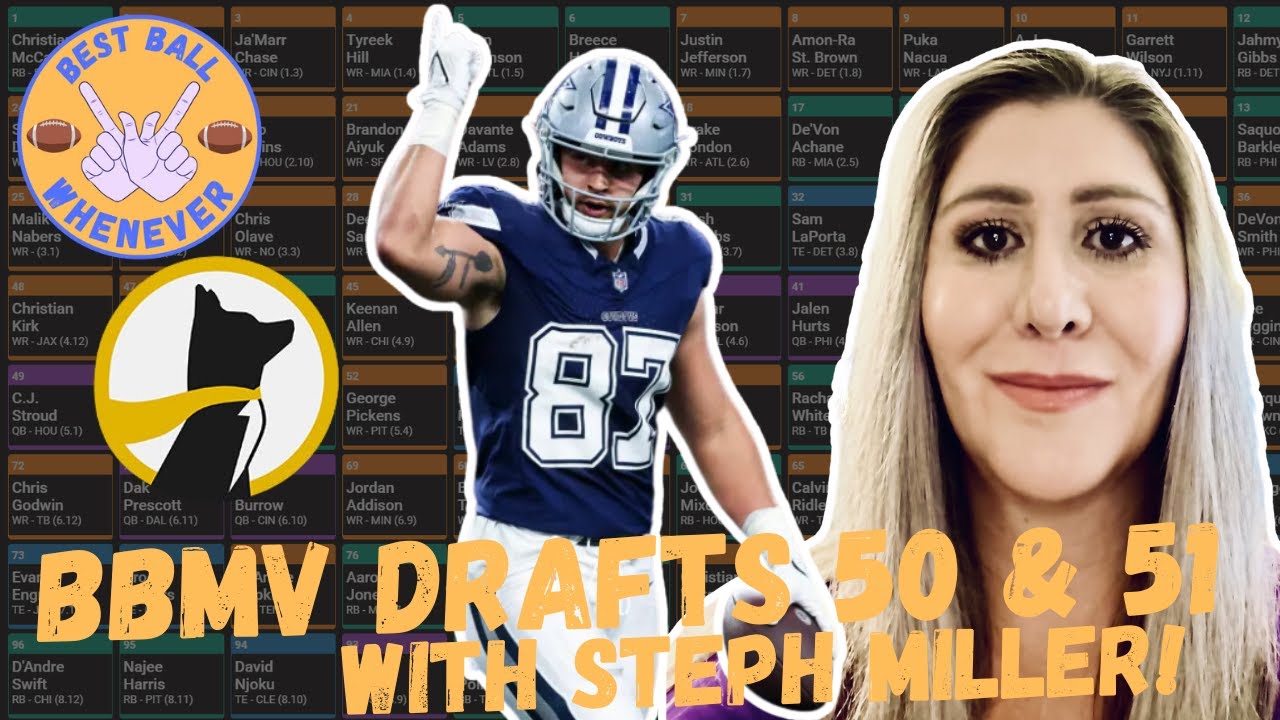 Dynasty And Best Ball Expert Steph Miller Joins To Draft Best Ball ...