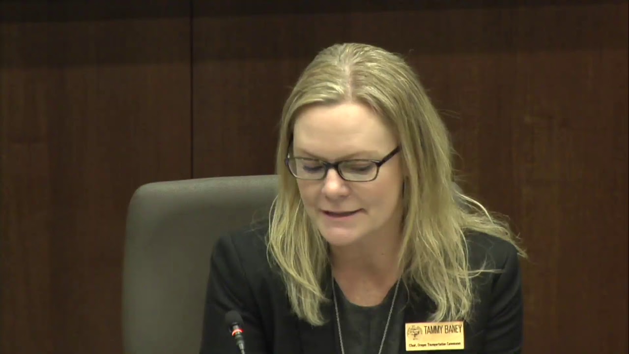 Oregon Transportation Commission - December 6, 2018 - YouTube