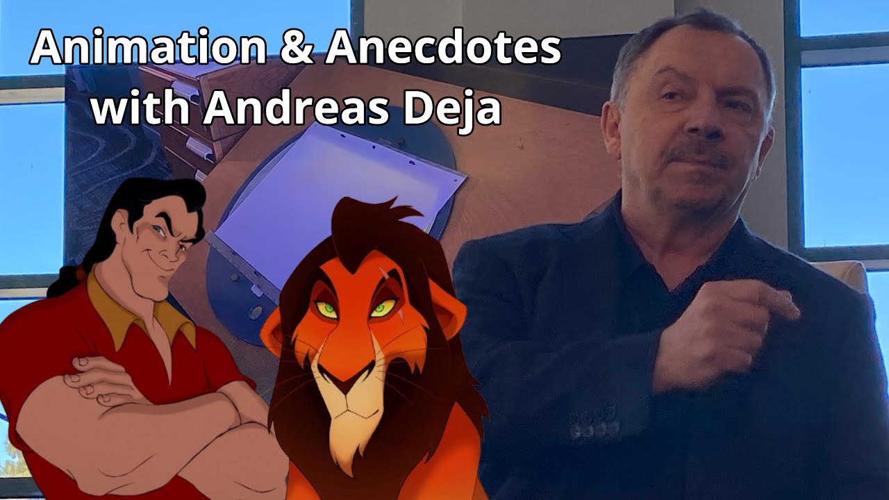 Gaston & Scar Animation Demo & Stories with Disney Legend Andreas Deja ...