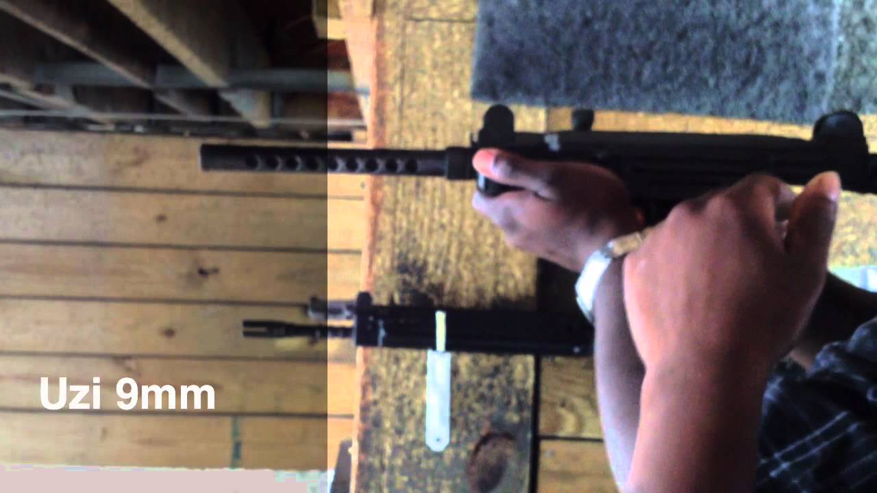 UZI 9mm with extended barrel - YouTube
