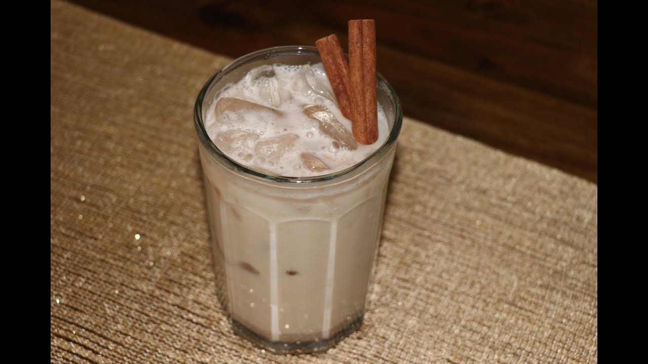 Receta: Agua Fresca de Horchata - YouTube