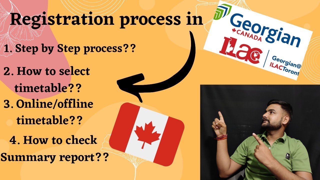 How to register for course? @Georgian@ilac | Full procedure in detail ...
