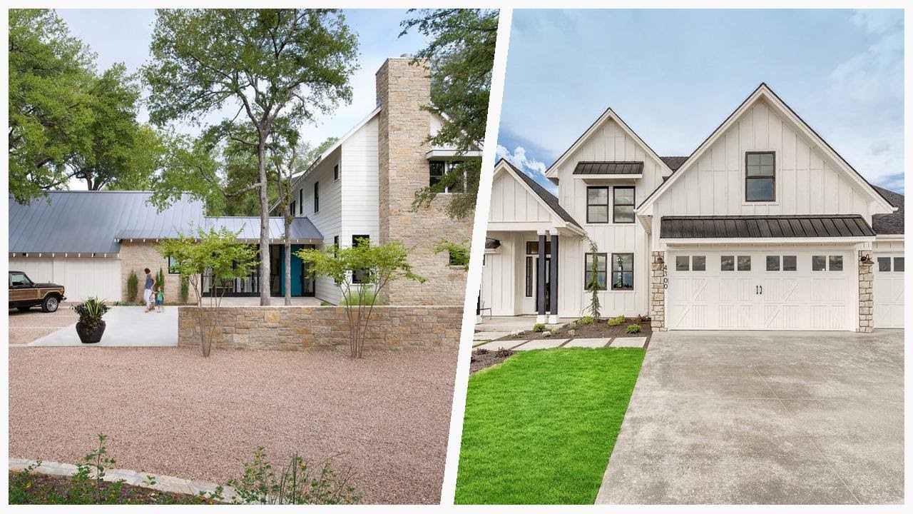 75 Farmhouse Mixed Siding Exterior Home Design Ideas You'll Love ⭐️ ...