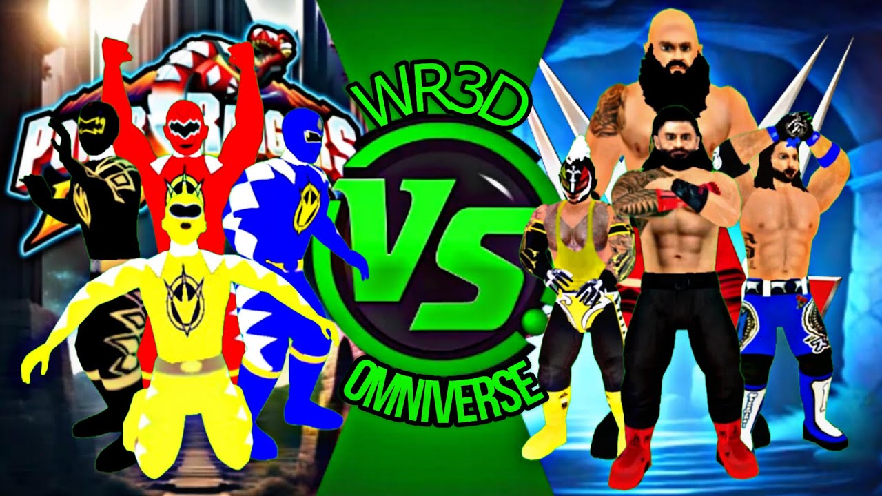 WR3D 2K23 Omniverse | ft. WWE vs Power Rangers| Wr3d New Mod |Wr3d 2k23 ...