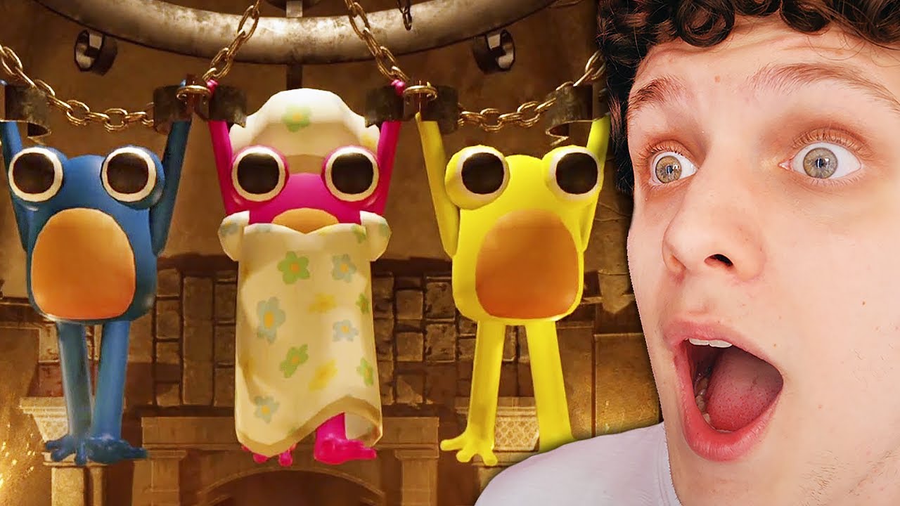 JOGO DE TERROR DO SAPO FROGGER! PRECISO SALVAR MINHA FAMÍLIA - YouTube