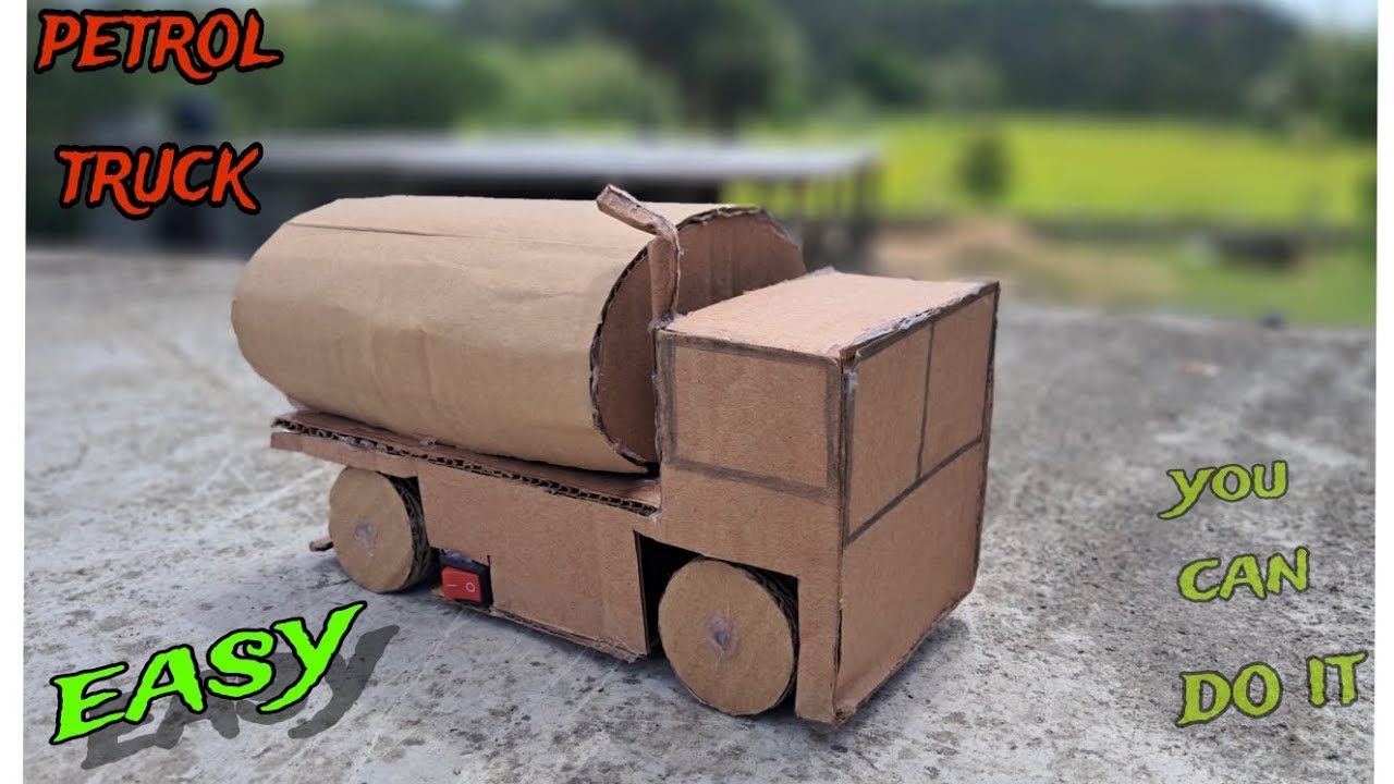 How to make a truck #howtomake#truck#easy#cardboard#bowser#creative ...