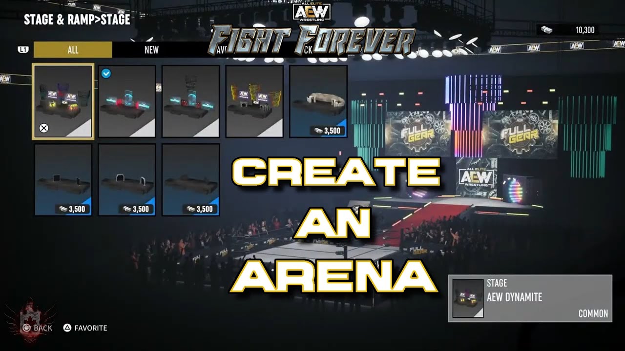 AEW Fight Forever: Create An Arena! - YouTube
