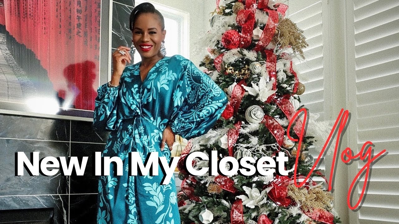 PUTTING UP THE CHRISTMAS TREE, NEW IN MY CLOSET, DINNER & COOKING WITH ...