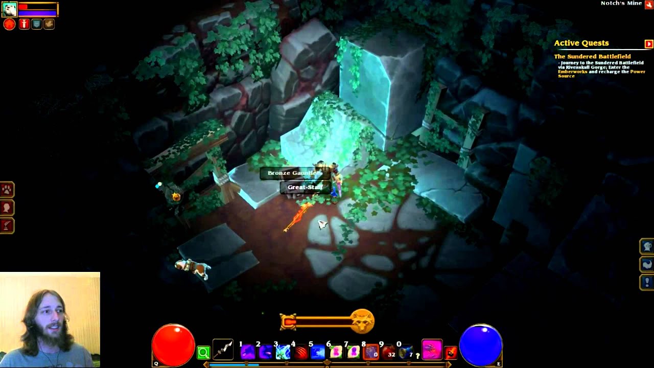 Minecraft in Torchlight 2 Easter egg - YouTube