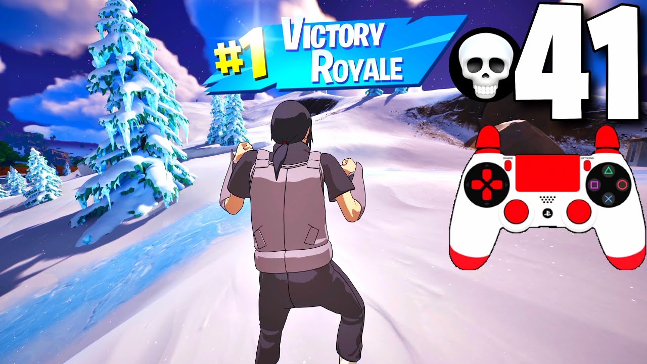 Best Controller Settings + 41 Elimination Solo Squads Full Gameplay ...