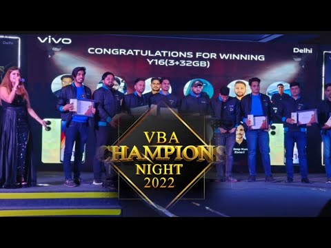 Vivo Champion Night VBA Vivo mobile event love Vivo love India #viral # ...
