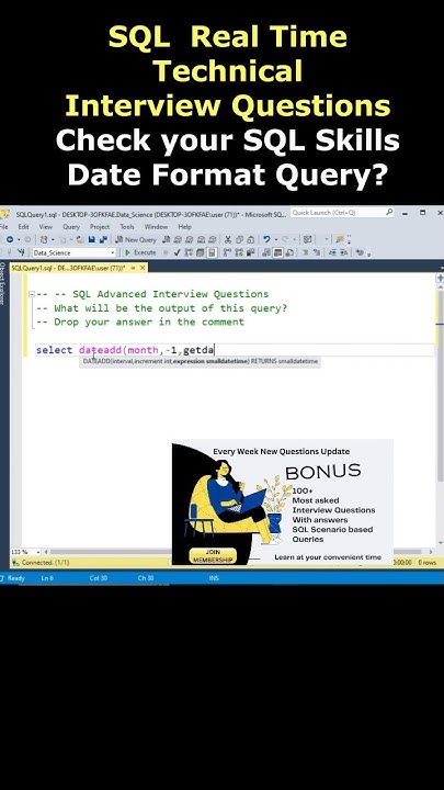 sql 2 years experience technical interview questions and answers #sqlinterviewquestions - YouTube