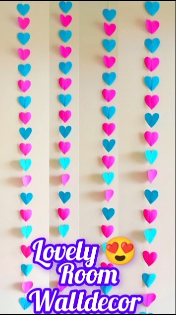 Lovely Room Decor Ideas With Paper/ cute room decor craft 😍#shorts # ...