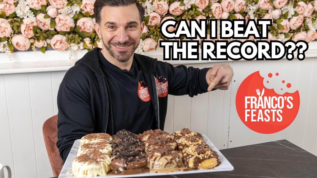 THAT 12 DOUGHNUT CHALLENGE - CAN I BEAT @Beardmeatsfood AND FOOD AND ...