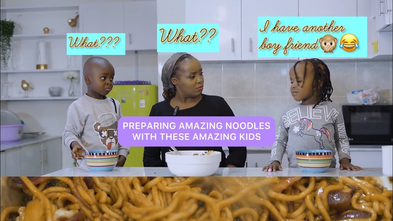 VERY EASY AND DELICIOUS NOODLES RECIPE // WITH KIDS IN THE KITCHEN ...