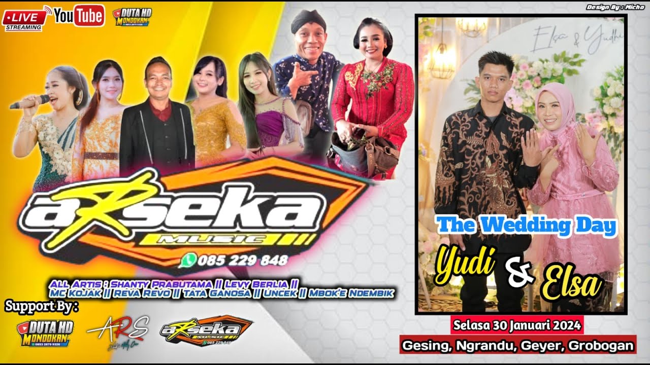 Live ARSEKA MUSIC//ARS AUDIO Jilid 4//DUTA HD MONDOKAN Gesing Ngrandu ...