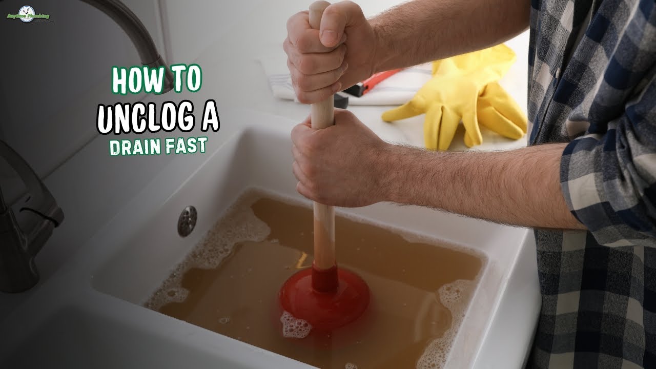 How to Unclog a Drain Fast | Easy DIY Drain Cleaning Tips - YouTube