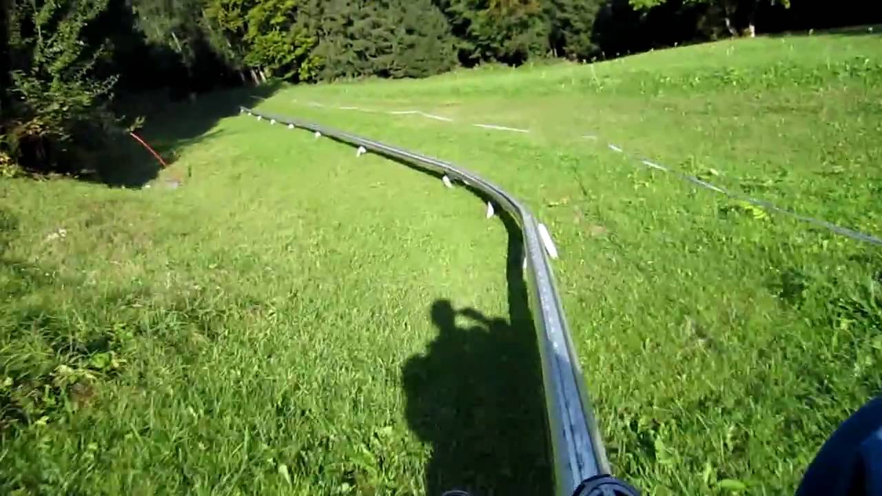 Summer Tobbogan Run on Mt. Dürrnberg (the Keltenblitz) #3 - YouTube