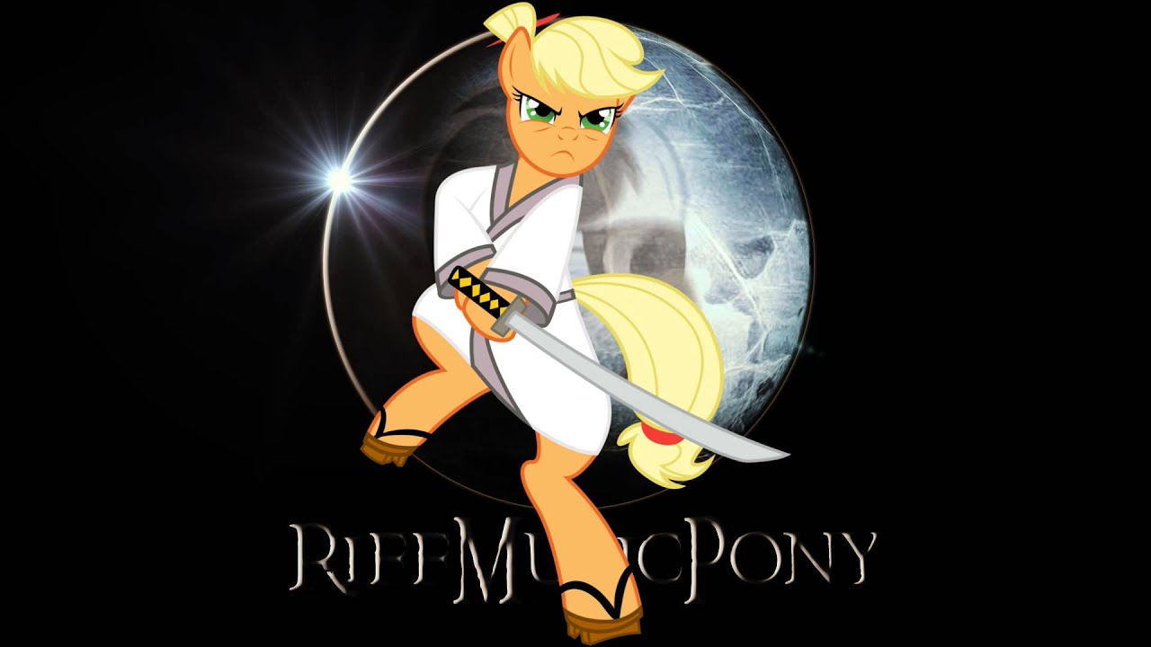 RiffMusicPony - Ronin Samurai Applejack Sparring Session - YouTube