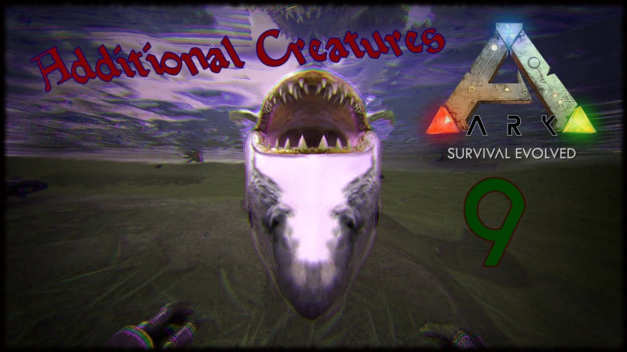 Ark Additional Creatures - Ep. 9 - Great white shark tamed! - YouTube