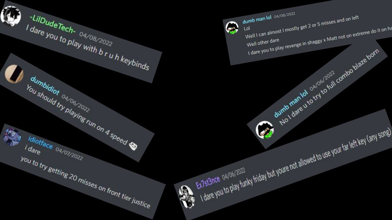 Doing all of your Funky Friday Dares in Discord! - YouTube