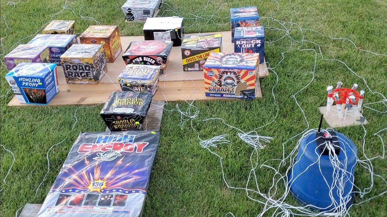 My 4th July fireworks set up 2024 - YouTube