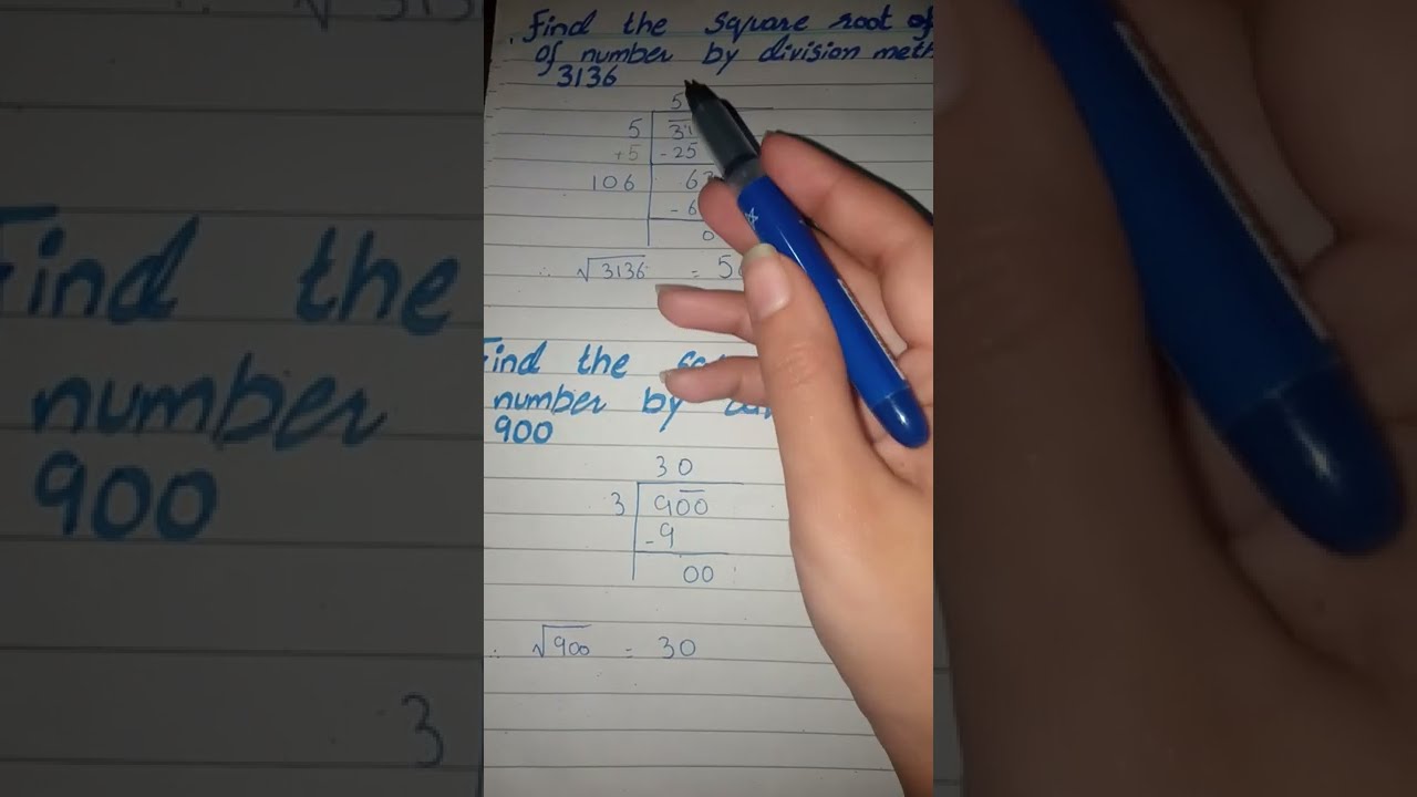 Find Square Root Of 900 By Division Method 900 Ka Vargmul 900 YouTube Find Square Root Of 900 By Division Method 900 Ka Vargmul 900 YouTube